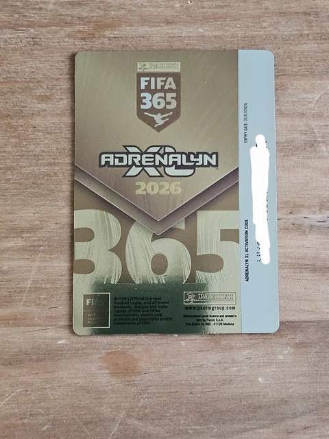 PANINI FIFA 365 Adrenalyn XL 2026 Trent Alexander Arnold Golden Baller ...