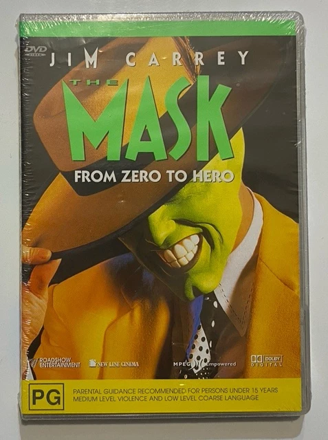 THE MASK DVD Movie Film Jim Carrey Cameron Diaz Comedy Slapstick Action ...
