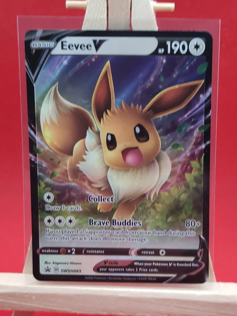 EEVEE V SWSH065 Ultra Rare Holo Promo Pokemon Card * New * £6.99 ...