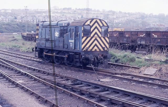 ORIGINAL SLIDE BR Class 08 Diesel Electric Shunter 08652 Plymouth Laira ...
