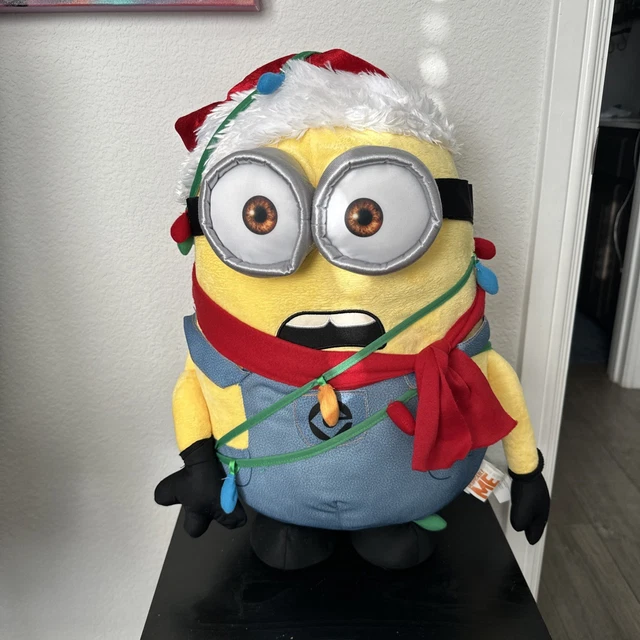 DESPICABLE ME 20& Christmas Minion Bob Door Greeter Plush Tangled In ...