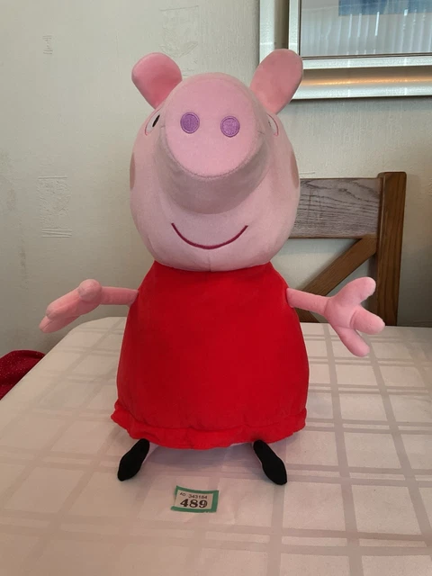 PEPPA PIG LARGE 20’’ Tall Talking/Sounds Peppa Plush Soft Toy (489/30 ...