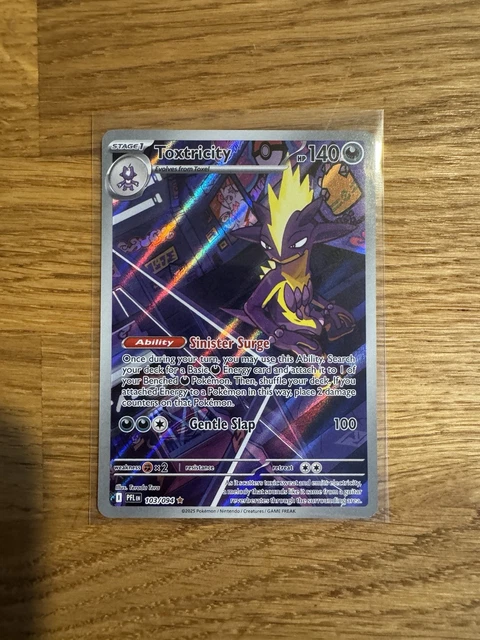 POKÉMON TCG TOXTRICITY 103/094 Phantasmal Flames Illustration Rare NM £ ...