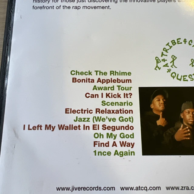 A TRIBE CALLED Quest The Anthology 1999 90s Vintage HIP HOP Music DVD ...