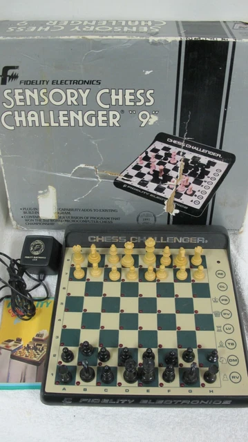 VINTAGE FIDELITY ELECTRONICS SENSORY CHESS CHALLENGER "9" W BOX £78.53 ...
