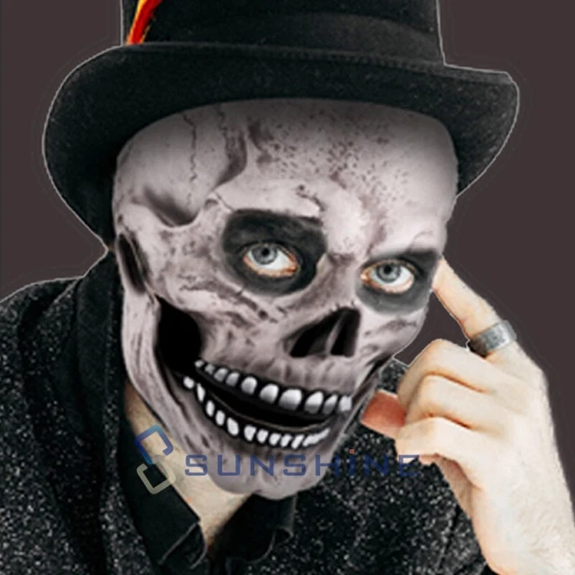 MÁSCARA DE CALAVERA de cabeza completa, disfraz de esqueleto para ...