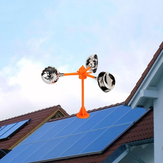 BIRD SCARE WINDMILL Rotating Reflective Pinwheels Scarer Deterrent for ...