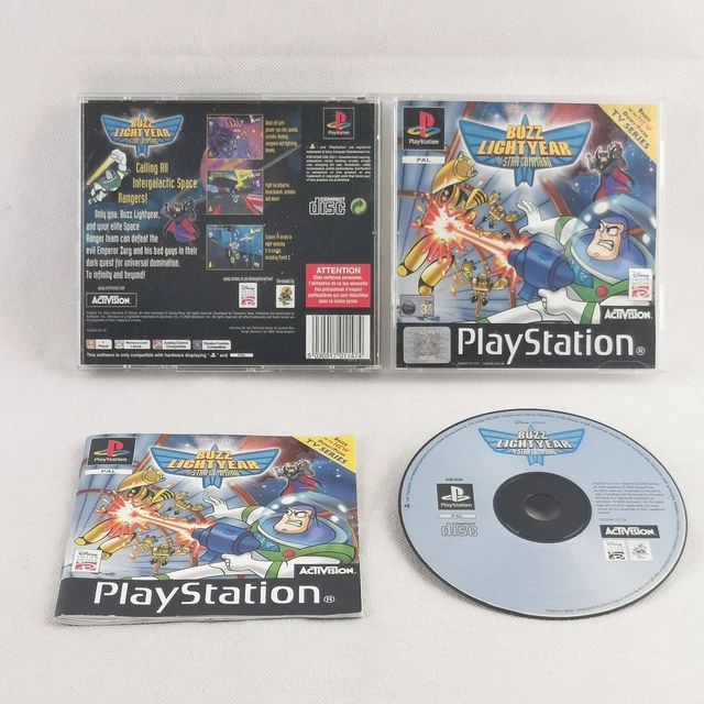 BUZZ LIGHTYEAR OF Star Command PS1 PlayStation 1 Complete PAL £9.99 ...