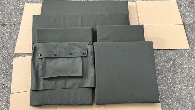 FORD MUTT M151 A1, A2 canvas seats, complete set £450.00 - PicClick UK