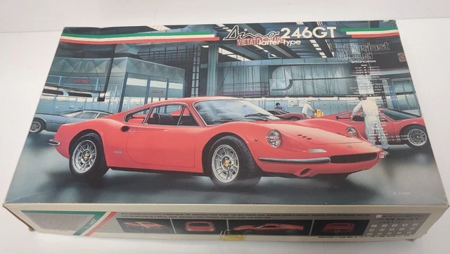 FUJIMI DINO 246 GT later type 1:24 Model Kit Vintage 1986 All sealed ...