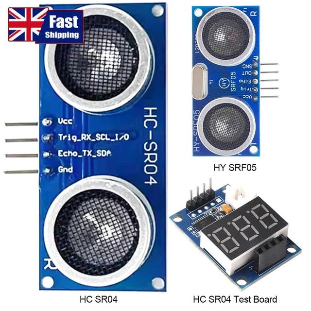 # HC-SR04/HY-SRF05 USEFUL 5Pin Ultrasonic Module Ultrasonic Sensor Fit for Ardui £4.69 - PicClick UK