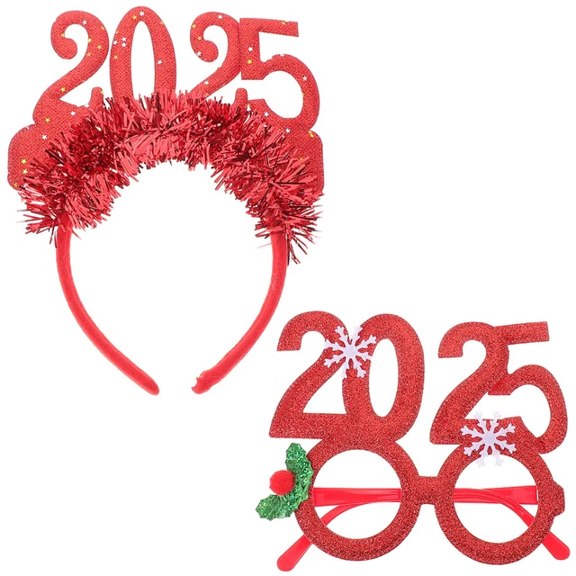 BIRTHDAY 2025 HEADBAND New Year Hairband Eyeglasses Women's £6.45 ...