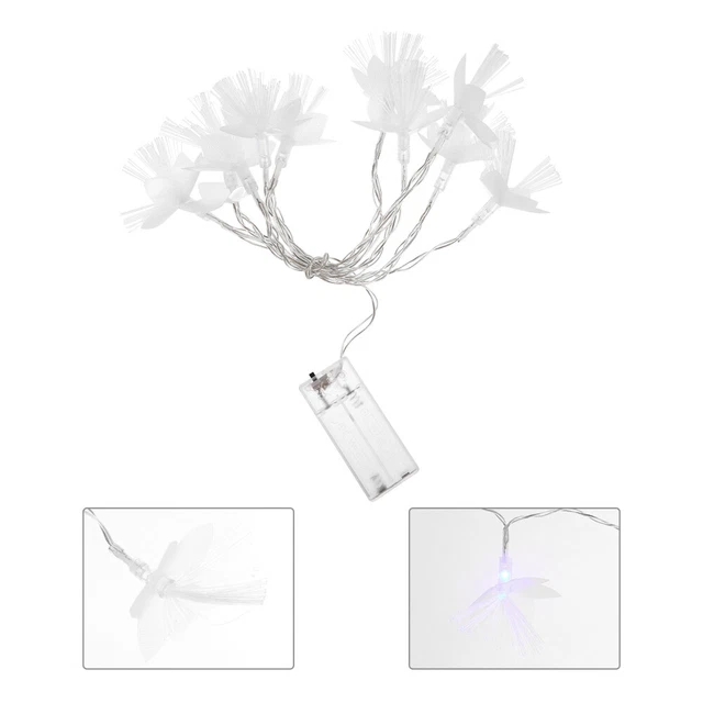 LIGHT BULB GARLANDS Fiber Optic String Lamp Bedroom String Light £5.68 - PicClick UK