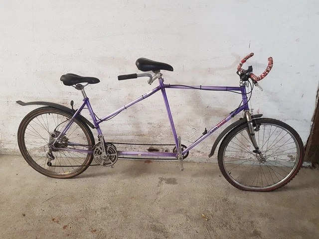 VÉLO TANDEM BICYCLETTE cycles TILLY vintage dans son jus à restaurer ...