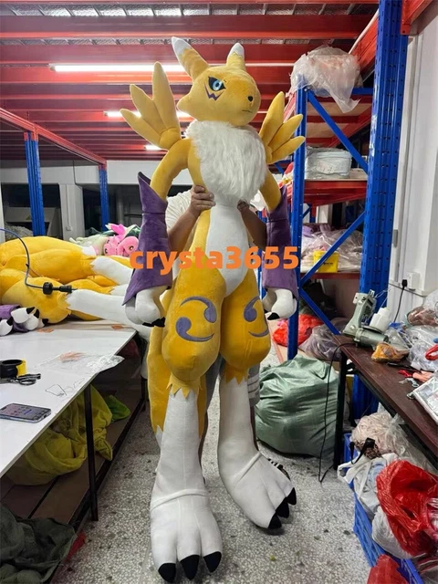 DIGITAL MONSTER DIGIMON Renamon Plush Doll Giant Stuffed Toy Pillow ...