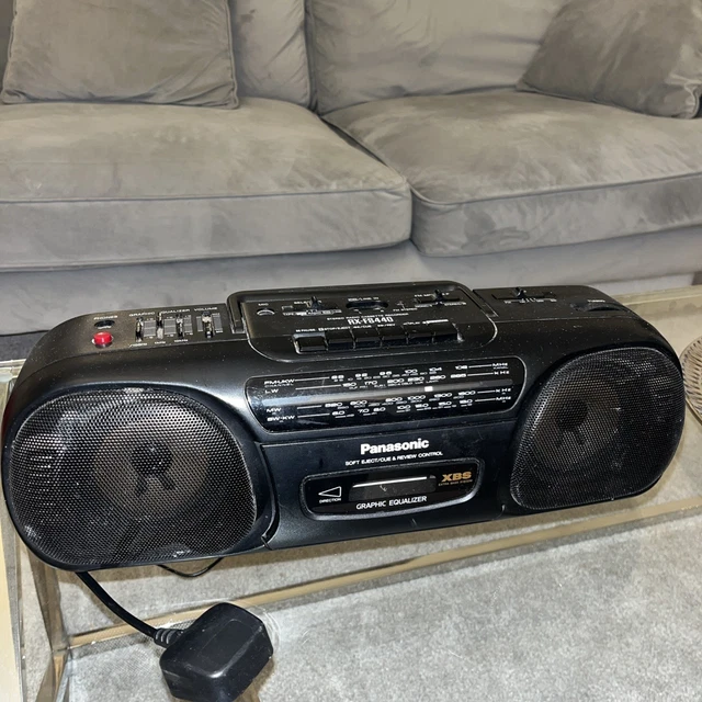 PANASONIC RX-FS440 PORTABLE Radio Cassette Player Boombox Stereo ...