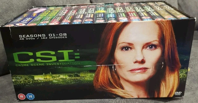 CSI: CRIME SCENE Investigation DVD Collection Seasons 1-8 Box Set: FREE ...