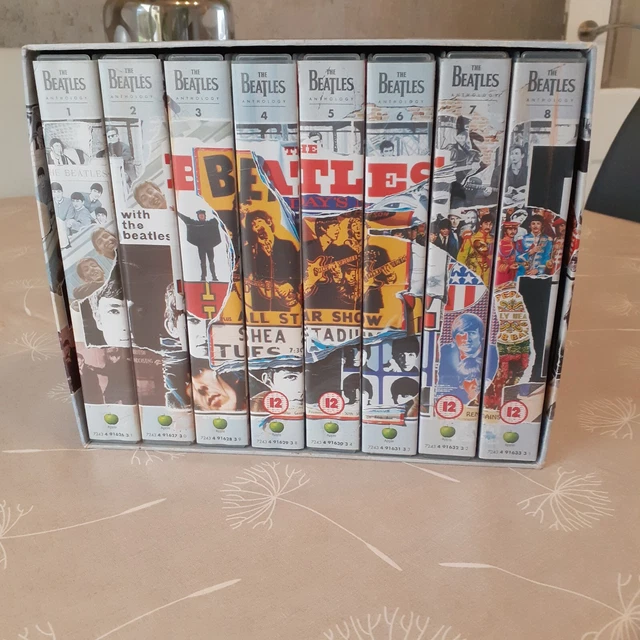 THE BEATLES ANTHOLOGY 1996 VHS Video Box Set x 8 Tapes - EMI Apple £20.00 - PicClick UK