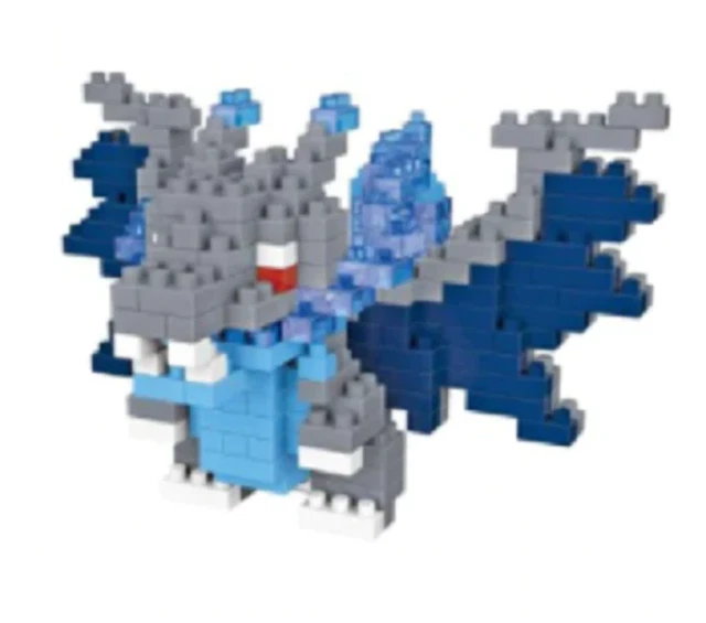 POKEMON LNO MICRO-BRICKS Figura Mega Glurak X/Charizard X EUR 16,99 ...