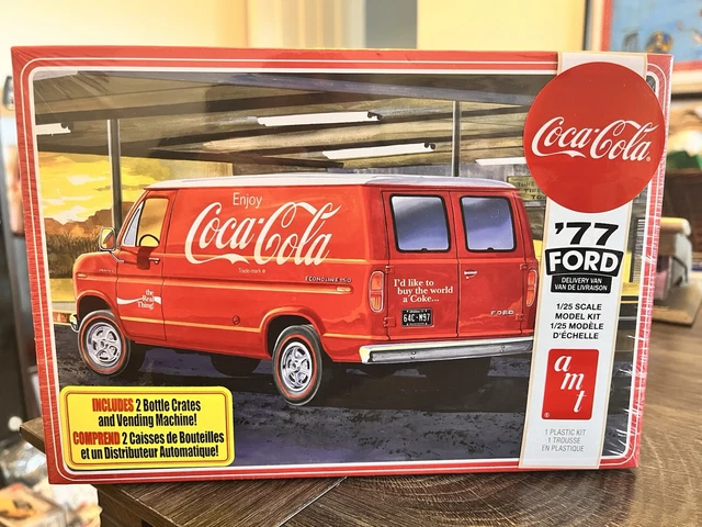 AMT 77FORD VAN ‘Coca Cola’ 1/25, Model Kit. Box Is Factory Sealed, MINT ...