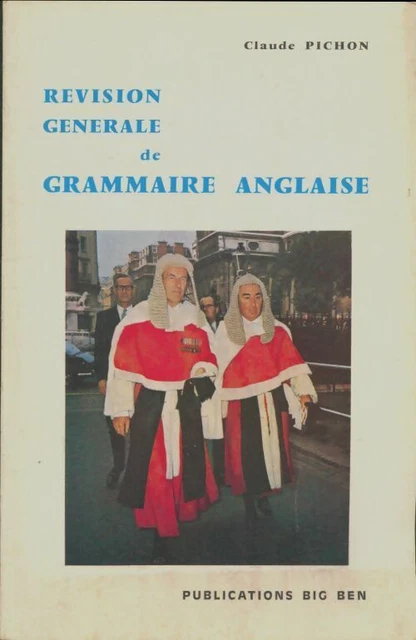 3755083 - RÉVISION générale de grammaire anglaise - Claude Pichon EUR 8 ...