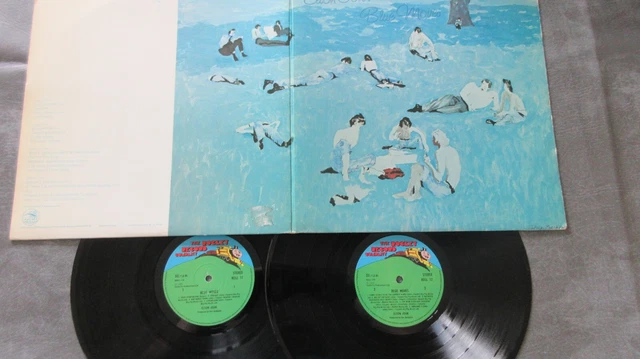 ELTON JOHN BLUE Moves 2xLP 1976 **EX/EX x2**GF**BOTH LYRIC INNERS** EUR ...