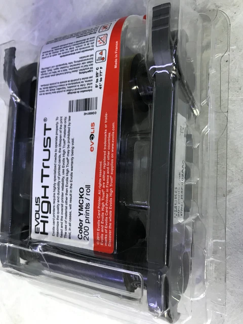EVOLIS PRIMACY R5F008EAA YMCKO Colour Ribbon (200 Prints) NEW #6J £54. ...