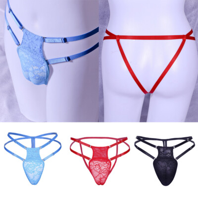 SEXY HERREN Spitze Tanga G-String Slip Sissy Höschen Unterwäsche Jockstrap EUR 7,59 - PicClick DE