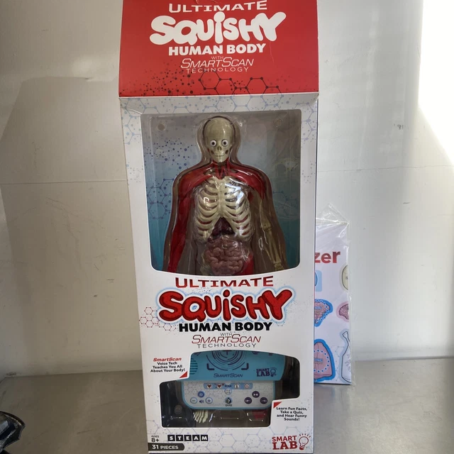 ULTIMATE SQUISHY HUMAN BODY W/SMARTSCAN Science Smart Lab 31 Pieces ...