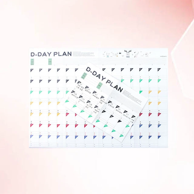 12 PCS CHILDREN'S Time Management Chart Countdown Tear off Calendar £19 ...