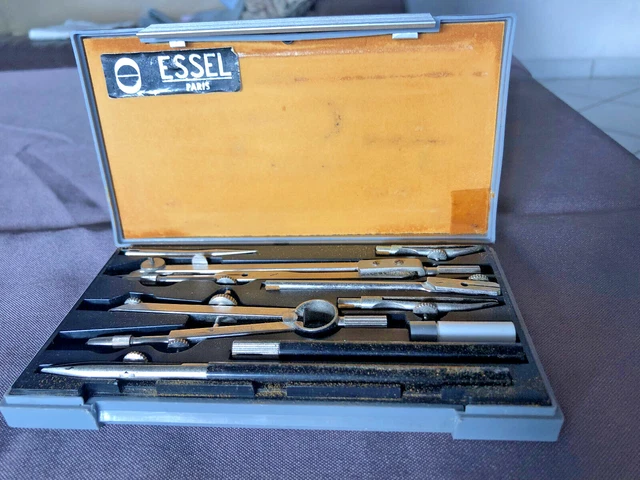 ANCIENNE BOITE COMPAS Essel Paris EUR 15,00 - PicClick FR