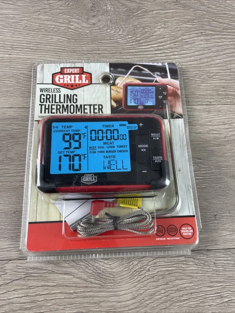 EXPERT GRILL WIRELESS Digital Grilling Thermometer BBQ model ...