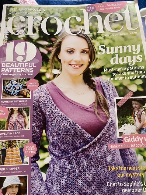 INSIDE CROCHET MAGAZINE Issue 68 19 Patterns *Free Postage* £7.48 ...