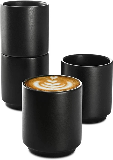 Erstaunlich Cappuccino Tassen Schwarz Fotos