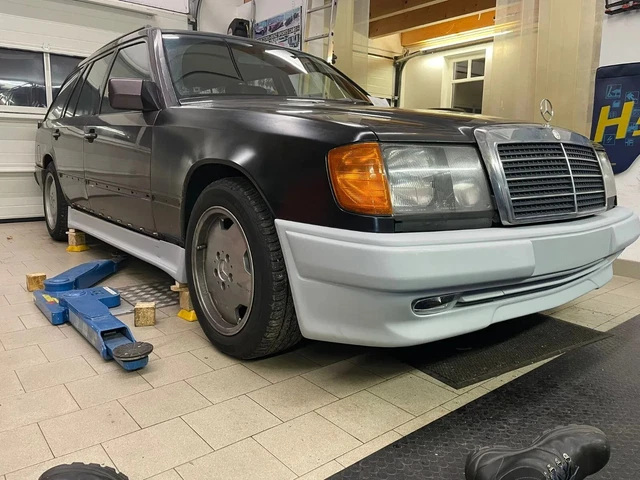MERCEDES W124 W 124 Full Body Kit Amg Look + Foog Light Real Photo ...