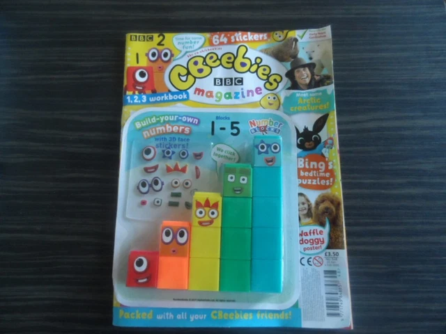 CBEEBIES NUMBERBLOCKS MAGAZINE with Numberblocks 1-5 £10.00 - PicClick UK