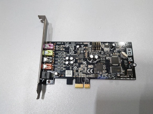 ASUS XONAR SE PCIe 5.1 Channel Sound Card, High-Definition Audio ...