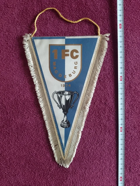 ANCIEN FANION DE football : 1 FC MAGDEBURG - WINNER : UEFA CUP WINNER ...