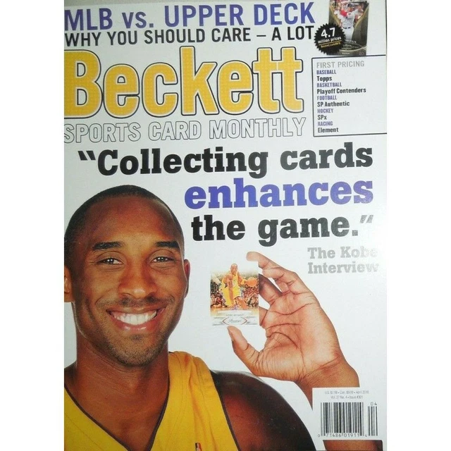 KOBE BRYANT INTERVIEW beckett LOS ANGELES LAKERS no label £7.99 ...