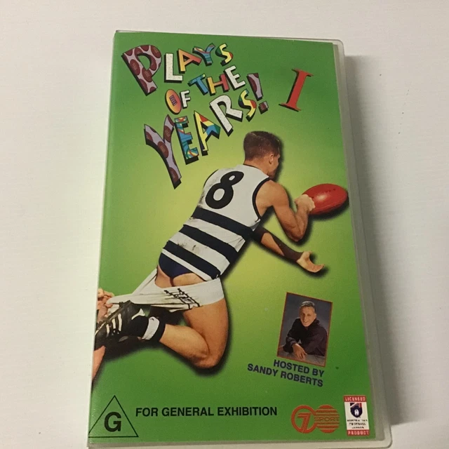 PLAYS OF THE Year Volume 1 VHS Hosted by Sandy Roberts $15.97 - PicClick AU
