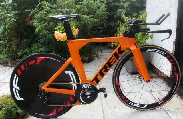 TREK SPEED CONCEPT Size m TT/Tri Bike Frameset With Race FFWD Wheels £ ...