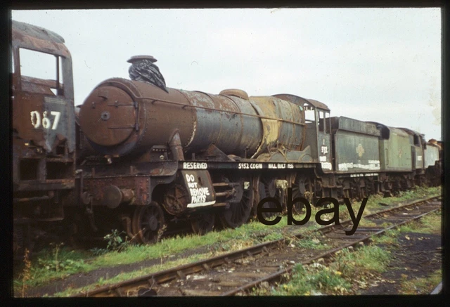 ORIGINAL 35MM SLIDE - ex GWR 5952 'Cogan Hall' at Woodhams, Barry ...