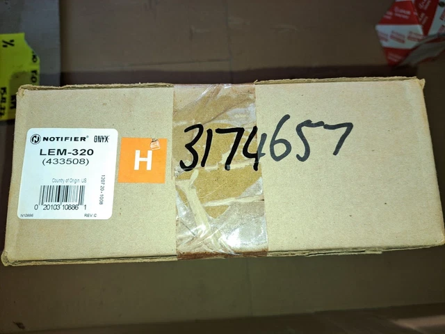 NOTIFIER LEM-320 LOOP Control Module New In Factory Box - Made In Usa ...