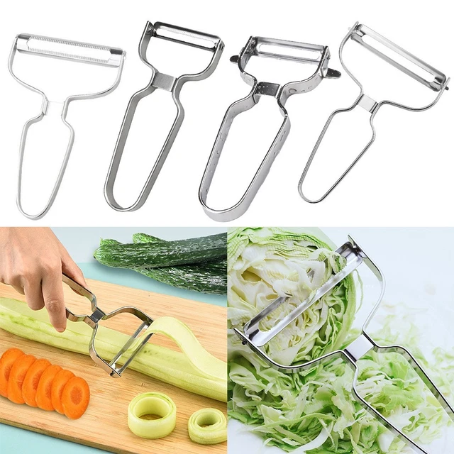 SLICER VEGETABLE FRUIT Peeler Wide Mouth Ergonomic Design Salad Slicer ...