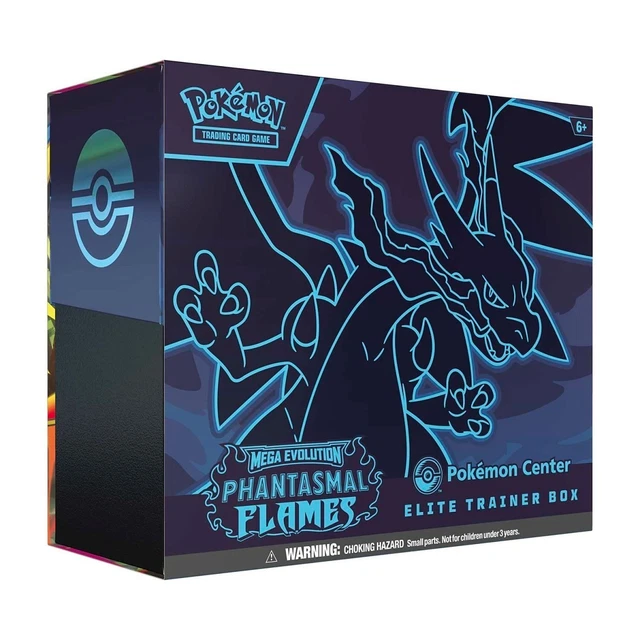 PHANTASMAL FLAMES POKEMON Center Elite Trainer Box ETB PRESALE 14/11 ...