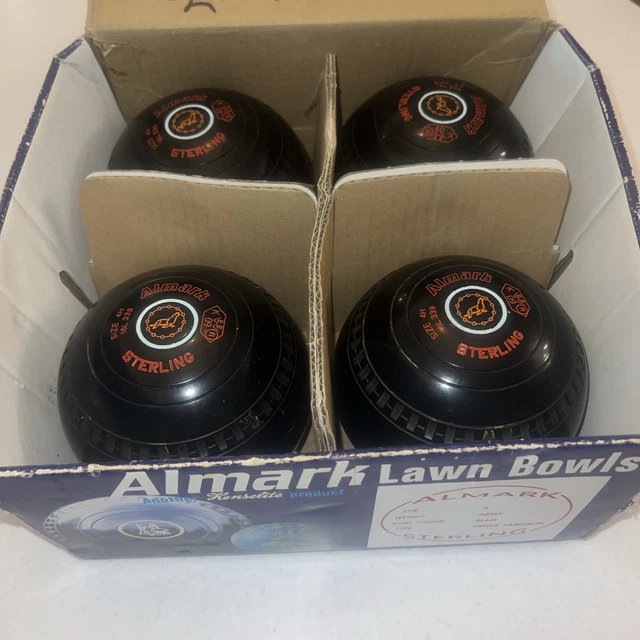 ALMARK LAWN BOWLS , Manufactured By Henselite Cumberland Scotland ...
