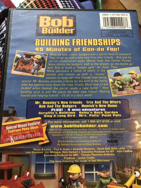 VTG BOB THE Builder Memory Game & Bob The Builder Building Friendships ...