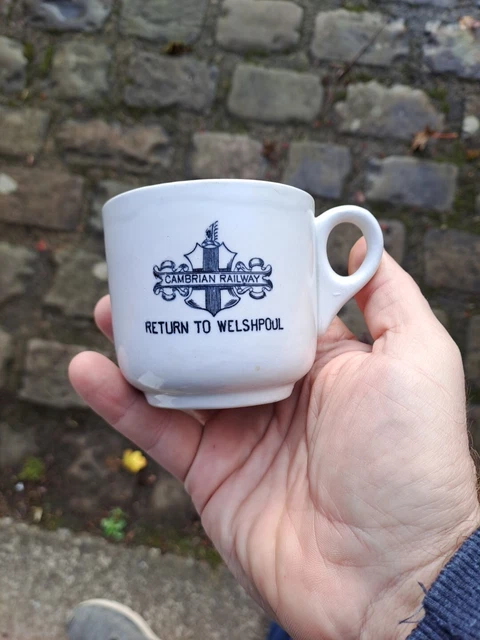 CAMBRIAN RAILWAY RETURN TO WELSHPOOL china Tea Cup £49.99 - PicClick UK