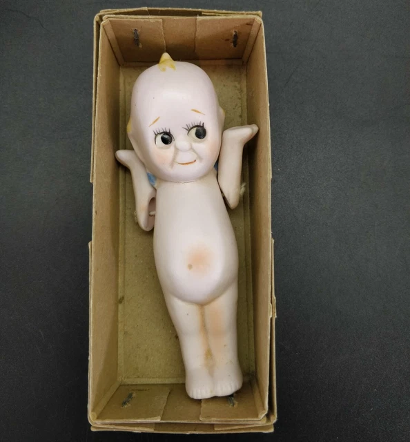 VTG SHACKMAN 5& Pudgie Bisque Porcelain Kewpie Doll Replica w Moving ...