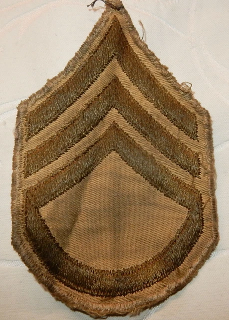 WW2 US ARMY Patch Staff Sergeant Rank Insignia Badge United States ...